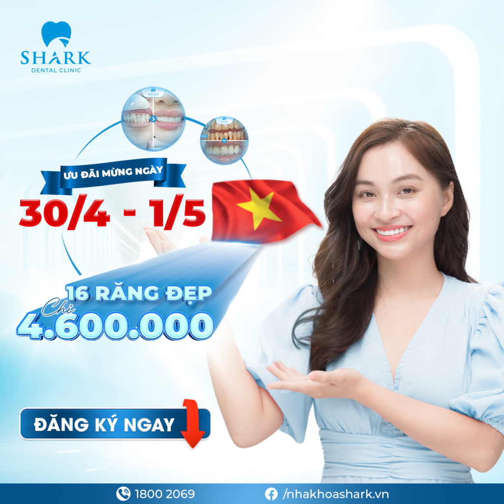 Shark Dental Clinic thông báo hoạt động xuyên lễ 30/4 - 1/5