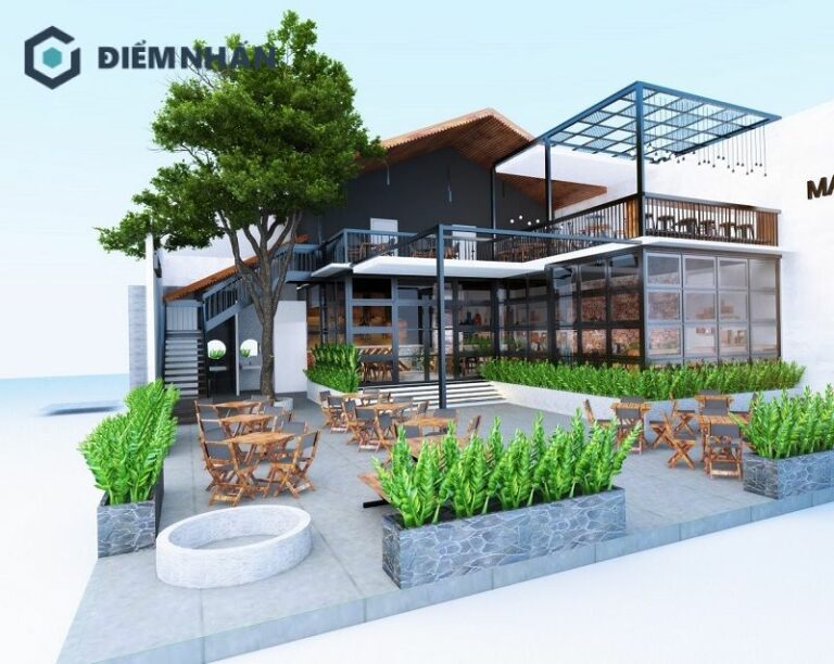 45+ mẫu thiết kế quán cafe 2 mặt tiền đẹp hút khách 2024