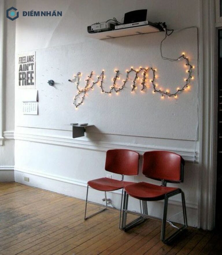 30+ Cách trang trí phòng ngủ bằng đèn LED dây đẹp, độc đáo