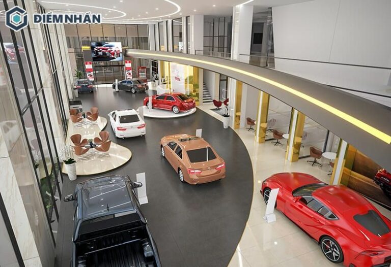 40+ Mẫu thiết kế showroom ô tô đẹp, hiện đại, sang trọng
