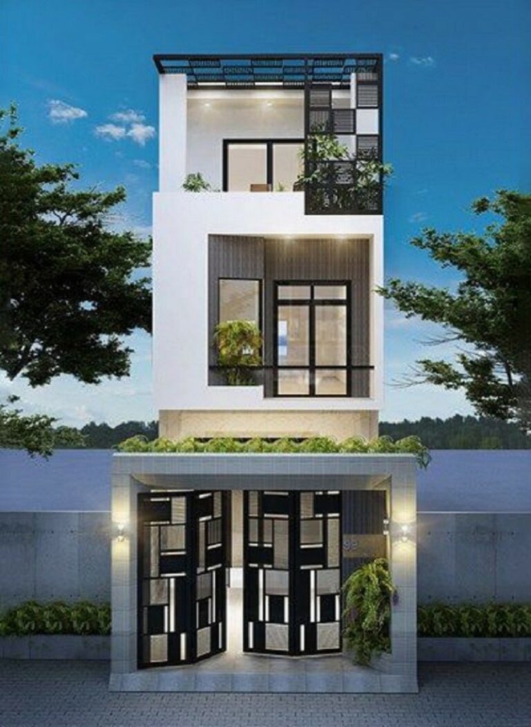 55+ Mẫu nhà 1 trệt 2 lầu đẹp, hiện đại, HOT nhất hiện nay