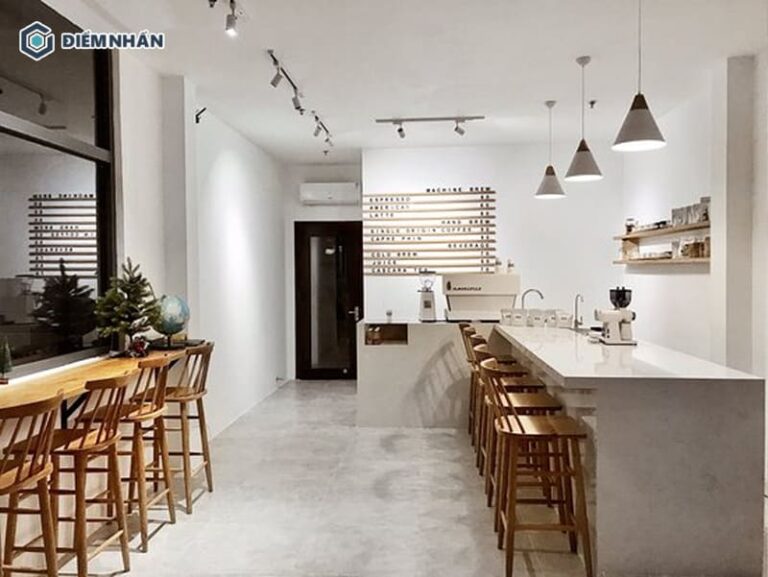 25+ mẫu thiết kế quán cafe mặt tiền 5m đẹp hút khách