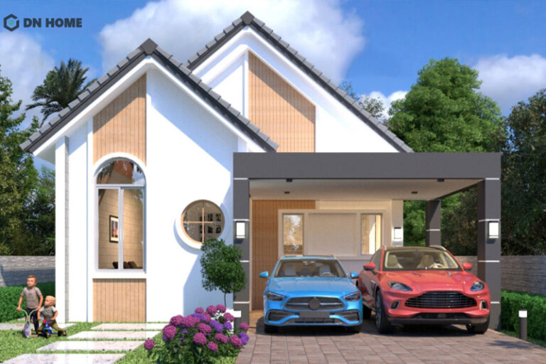 TOP 50+ Mẫu nhà cấp 4 đẹp 5x20 có gác lửng đẹp hiện đại 2026