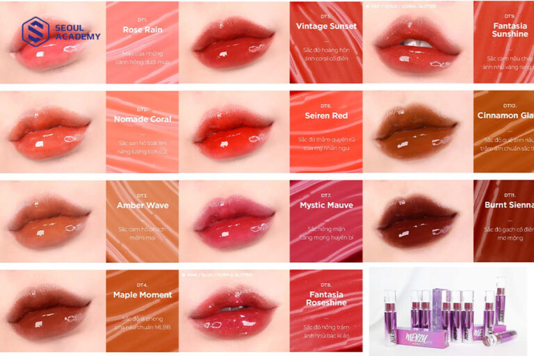 Cập nhập bảng màu son Merzy mới nhất 2025 - Màu nào đẹp nhất?